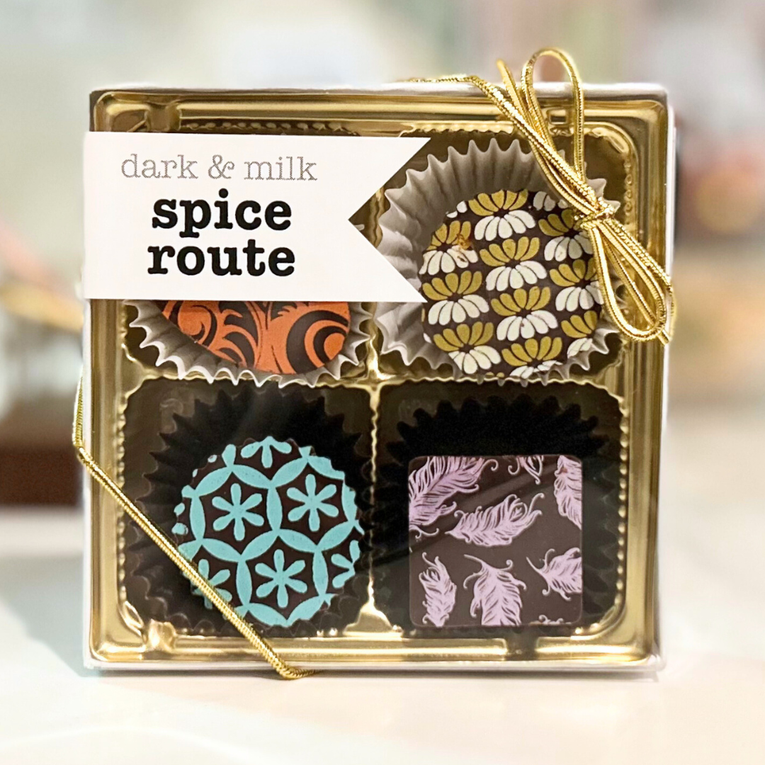 Spice Route Bon Bons, 4pc chocolate box by The Xocolate Bar | The ...