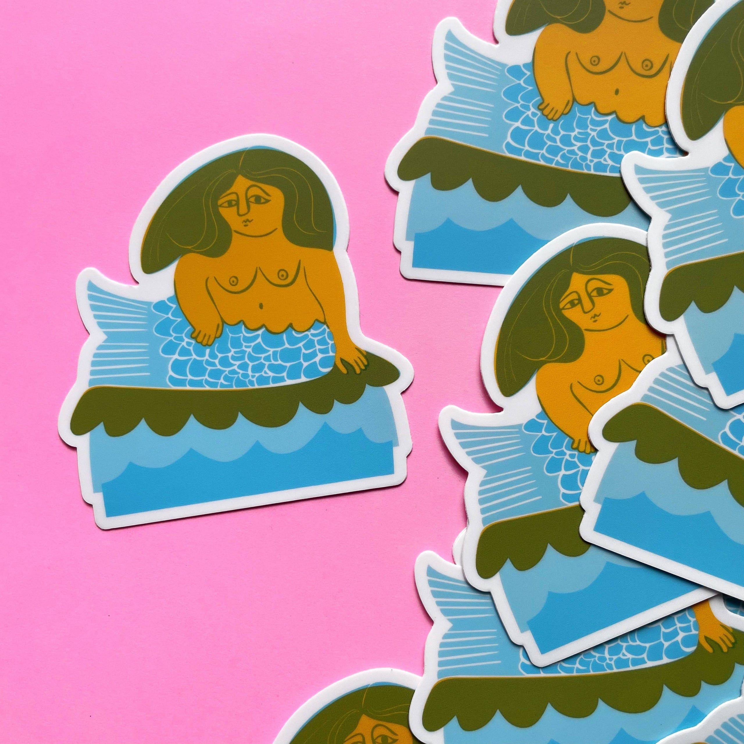 Lovely Mermaid Sticker By Pier Six Press The Xocolate Bar lovely-mermaid-sticker-by-pier-six-press-the-xocolate-bar