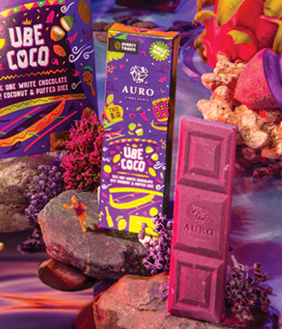 Ube Coco Mini bar by Auro - Made at Origin | The Xocolate Bar